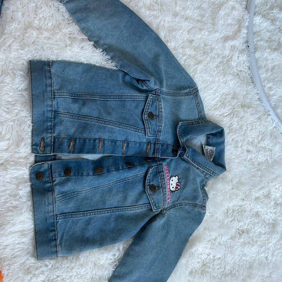 Hello Kitty | Jackets & Coats | Hello Kitty Blue Jean Jacket Classic ...